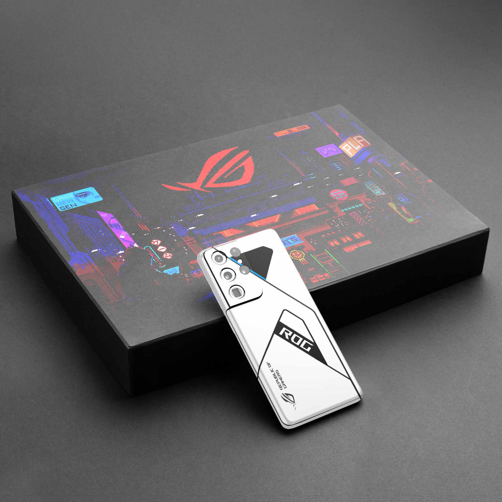 ROG V1 White Mobile Skin – Wrap Shopee